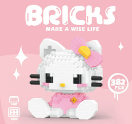 Sanrio Building Blocks Assembled Building Blocks Mini Toys Dolls ...